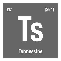 Tennessine Element Periodic Table Vector Images (over 110)