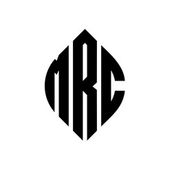 Mrc logo letter letter logo design Royalty Free Vector Image
