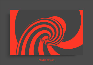 Swirling radial bright red pattern background Vector Image