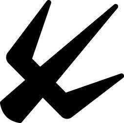 Sai weapon Royalty Free Vector Image - VectorStock