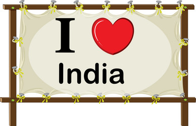 I Love India Vector Images (95)
