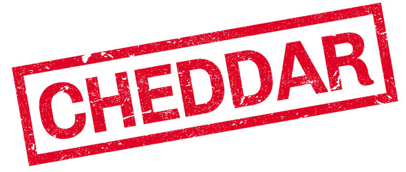 Cheddar rubber stamp Royalty Free Vector Image