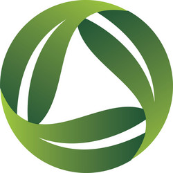 Leaf motion rotation template set Royalty Free Vector Image