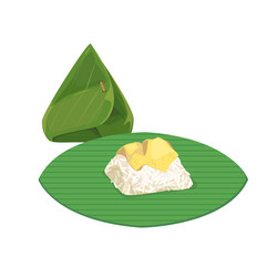 Sticky rice Royalty Free Vector Image - VectorStock