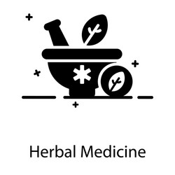 Herbal medicine Royalty Free Vector Image - VectorStock