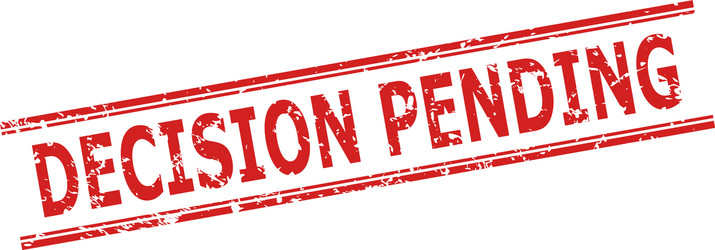 Decision Pending Vector Images (over 180)