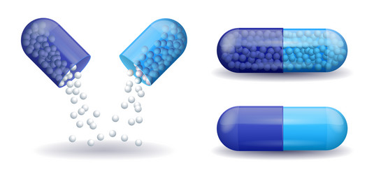 Broken Capsule Vector Images (over 600)