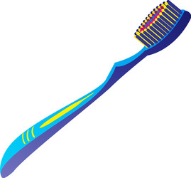 Cute red toothbrush cartoon Royalty Free Vector Image