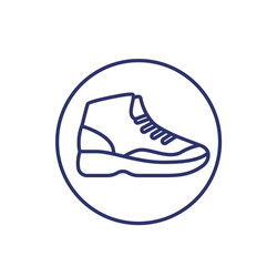 High Top Shoe Outline Vector Images (91)