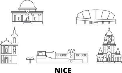 Nice Skyline France Vector Images (over 110)