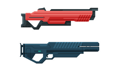Fictional space gun or blaster as universe Vector Image
