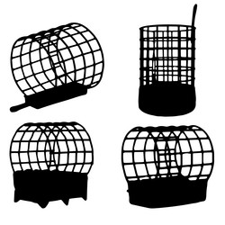 Fishing feeders for feeder icon Royalty Free Vector Image