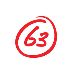 93 points test score ninety three grade Royalty Free Vector