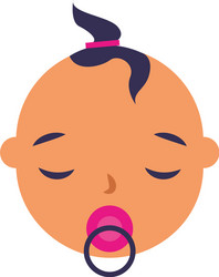 Baby Face Pacifier Vector Images (over 2,400)