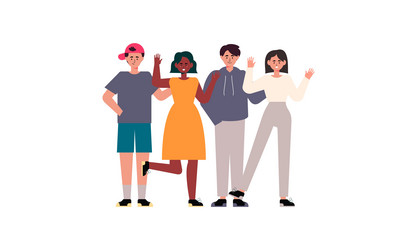 Group of people set Royalty Free Vector Image - VectorStock