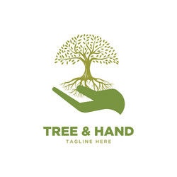 Shady tree logo Royalty Free Vector Image - VectorStock