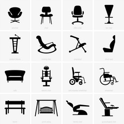 Children playing music chairs Royalty Free Vector Image