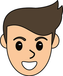 Young man cartoon Royalty Free Vector Image - VectorStock