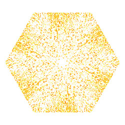 Sparkling glitter border isolated on white Vector Image