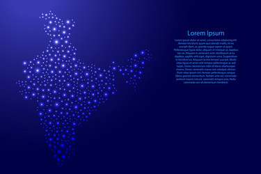 Map India Glowing Vector Images (over 100)