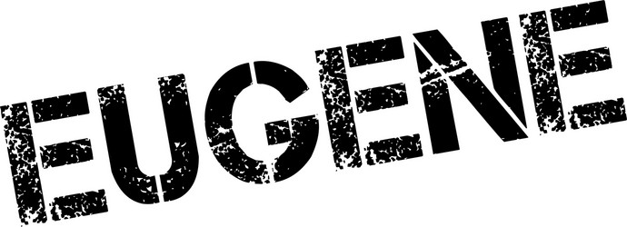 Eugene rubber stamp Royalty Free Vector Image - VectorStock