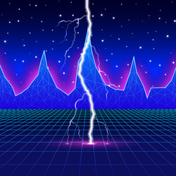 80s Lightning Bolt Vector Images (82)