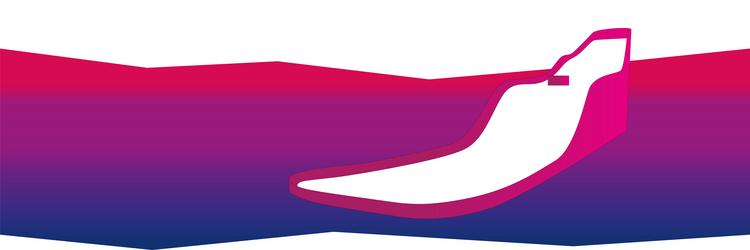 Freestyle ski ramp Royalty Free Vector Image - VectorStock