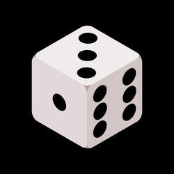 Dice One Side Vector Images (over 180)