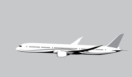 Boeing 787 dreamliner Royalty Free Vector Image