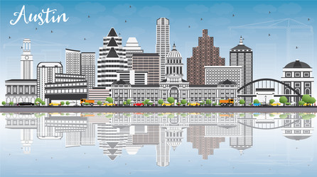 Austin Skyline Vector Images (over 200)