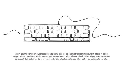 Keyboard Line Art Vector Images (over 12,000)