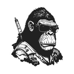 Angry Ape Vector Images (over 2,600)