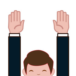 Hand sign design Royalty Free Vector Image - VectorStock