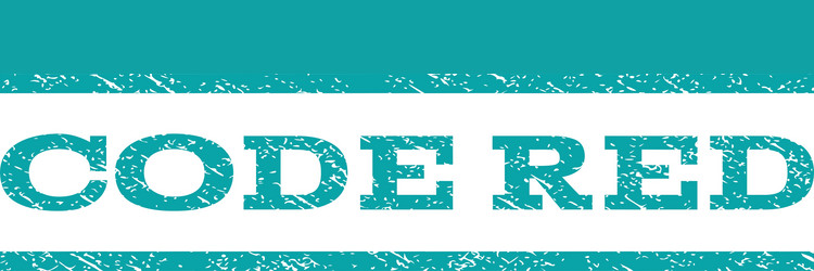 Code red watermark stamp Royalty Free Vector Image