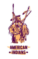 Native American Man Clip Art Vector Images (over 120)