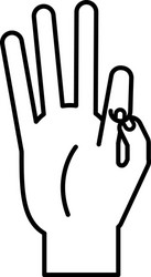 Sign Language Number 9 Vector Images (over 140)