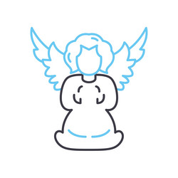 Angel Simple Outline Vector Images (over 820)