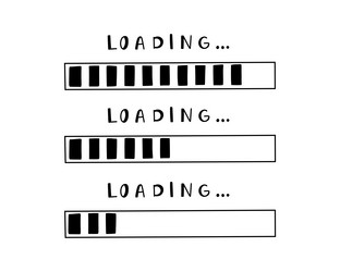 Loading Bar Doodle Vector Images (over 490)
