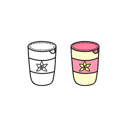 Yoghurt Outline Vector Images (over 570)