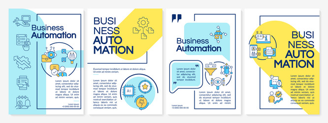 Robotics Process Automation Poster Vector Images (over 180)