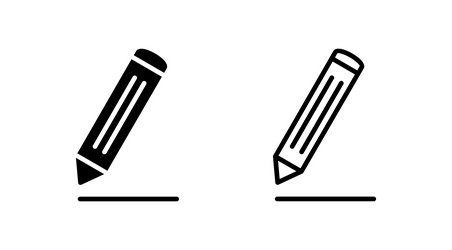 Edit icon edit document sign and symbol pencil Vector Image