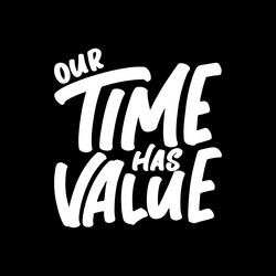 Good things take time motivational quote Vector Image