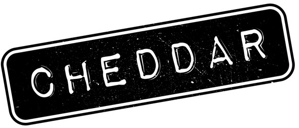 Cheddar rubber stamp Royalty Free Vector Image