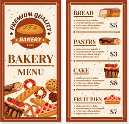 Bakery Cover Menu Food Background Card Vector Images (over 280)