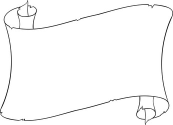 Old paper title scroll Royalty Free Vector Image