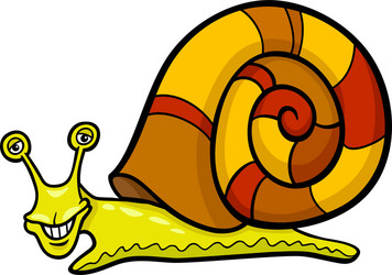 Mussel mollusk cartoon Royalty Free Vector Image