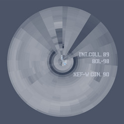 Futuristic interface radial abstract 6 Royalty Free Vector