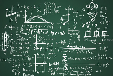 Board with school chemistry sketch Royalty Free Vector Image