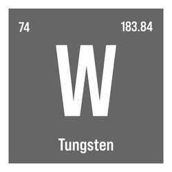 Tungsten Periodic Table of Elements Vector Images (53)