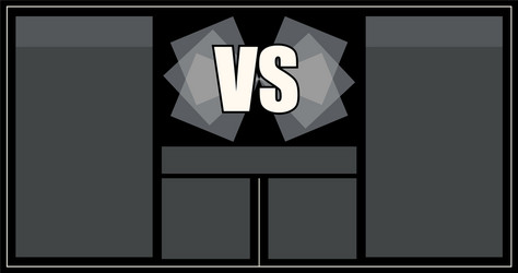 Versus Battle Template Vector Images (over 2,700)